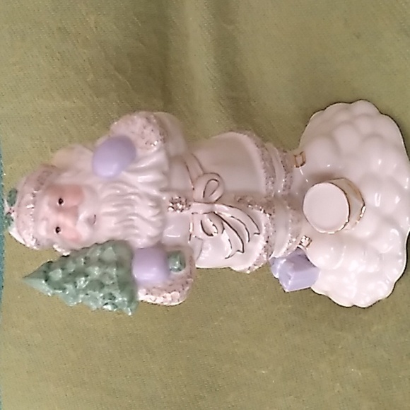 Lenox | Holiday | Vintage Lenox Santa With Gold Trim Holding Tree Sack ...